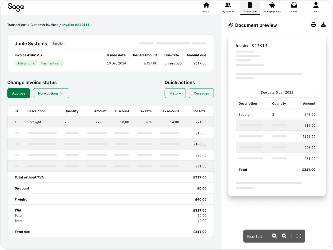 Sage Network AR Automation | Sage UK